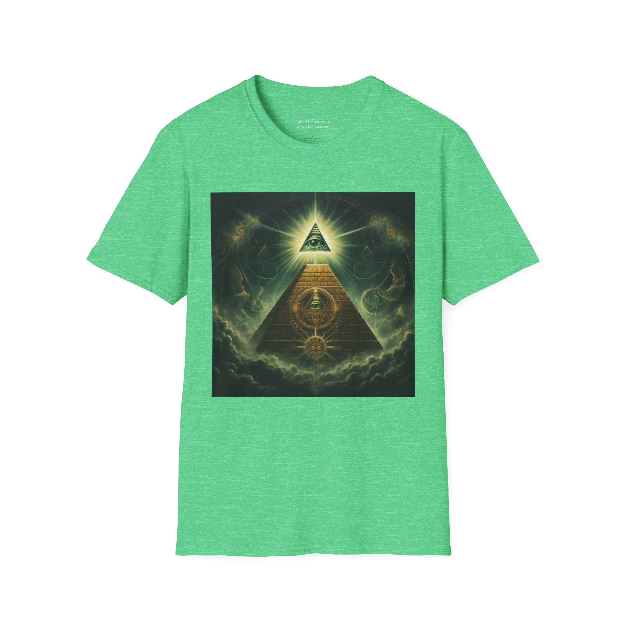 All-seeing Eye in a Pyramid T-shirt: Featuring Print No. 1-186 All ...