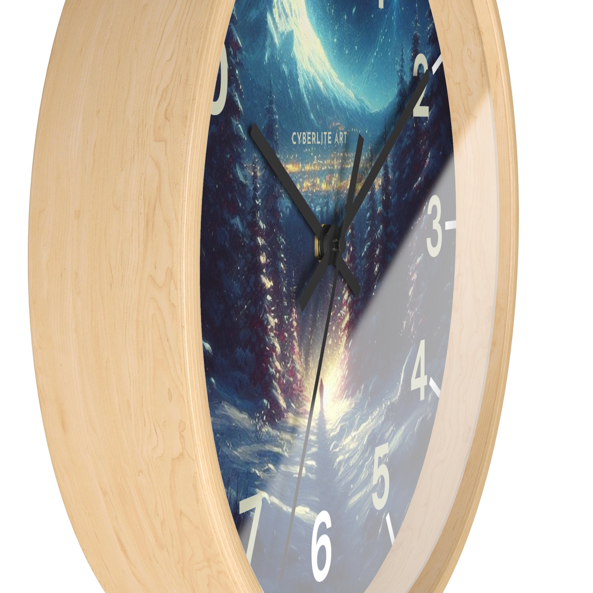 Colorfully Customized Wall Clock Personalize the Hands and Base Colors ...