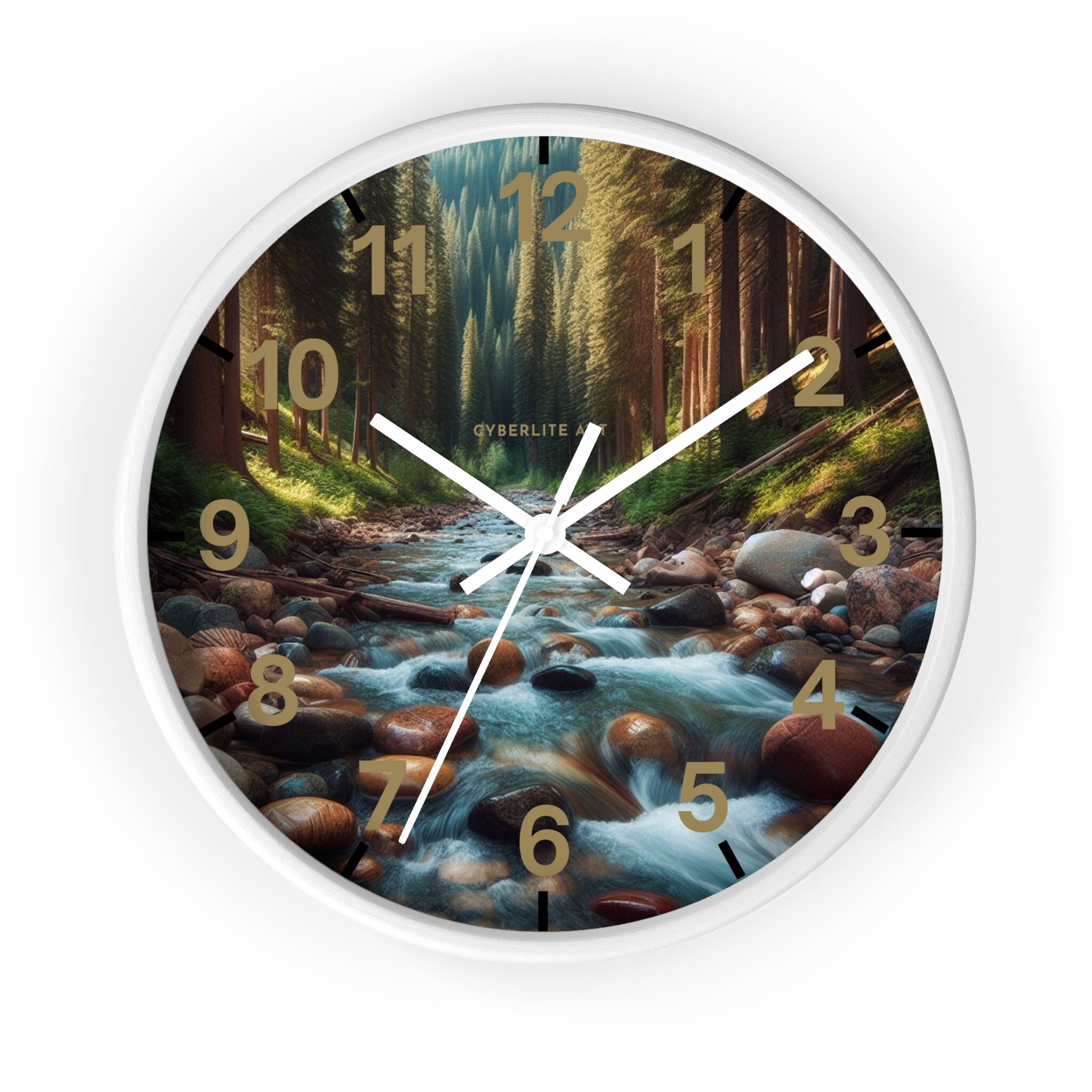 Colorfully Customized Wall Clock Personalize the Hands and Base Colors ...