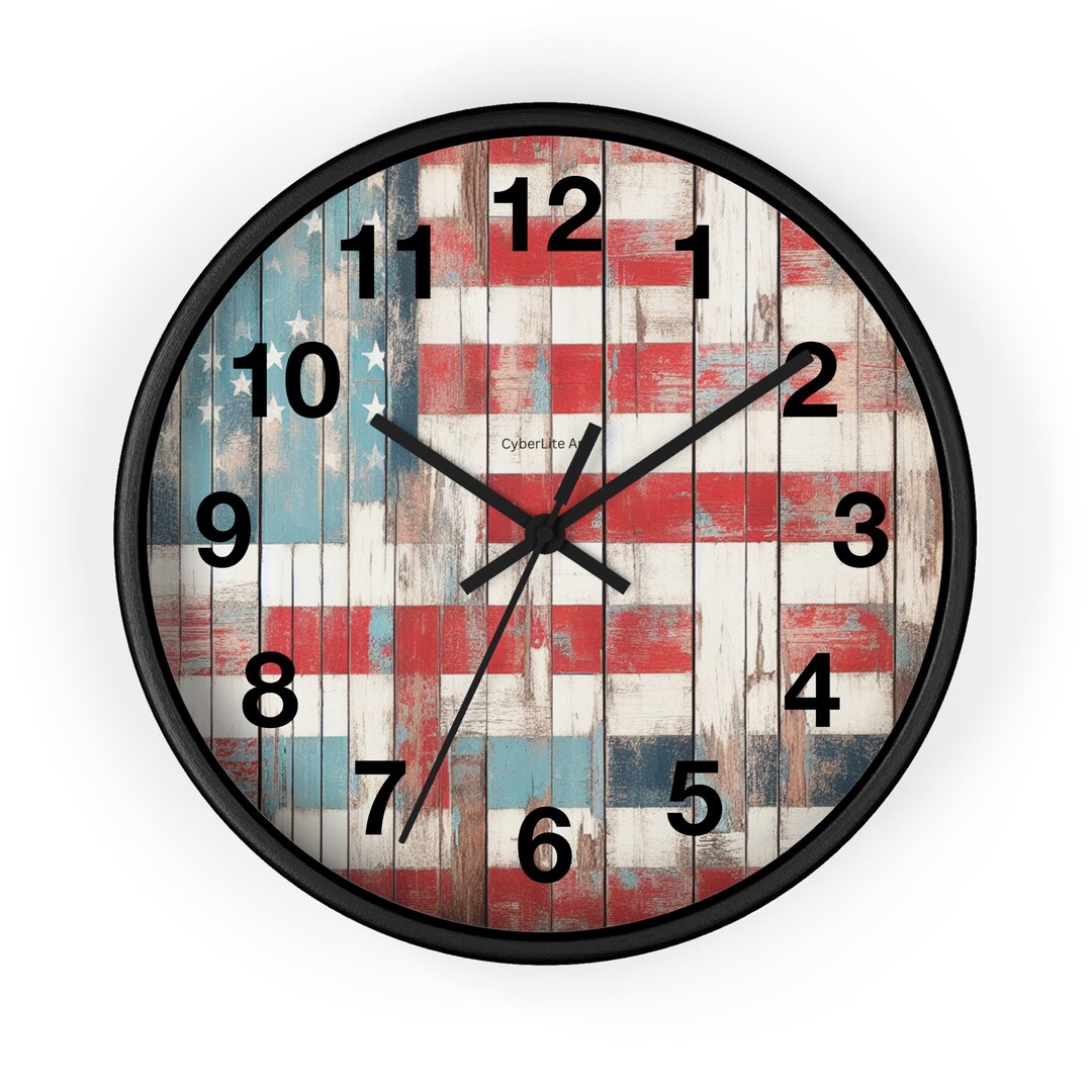 Colorfully Customized Wall Clock Personalize the Hands and Base Colors ...