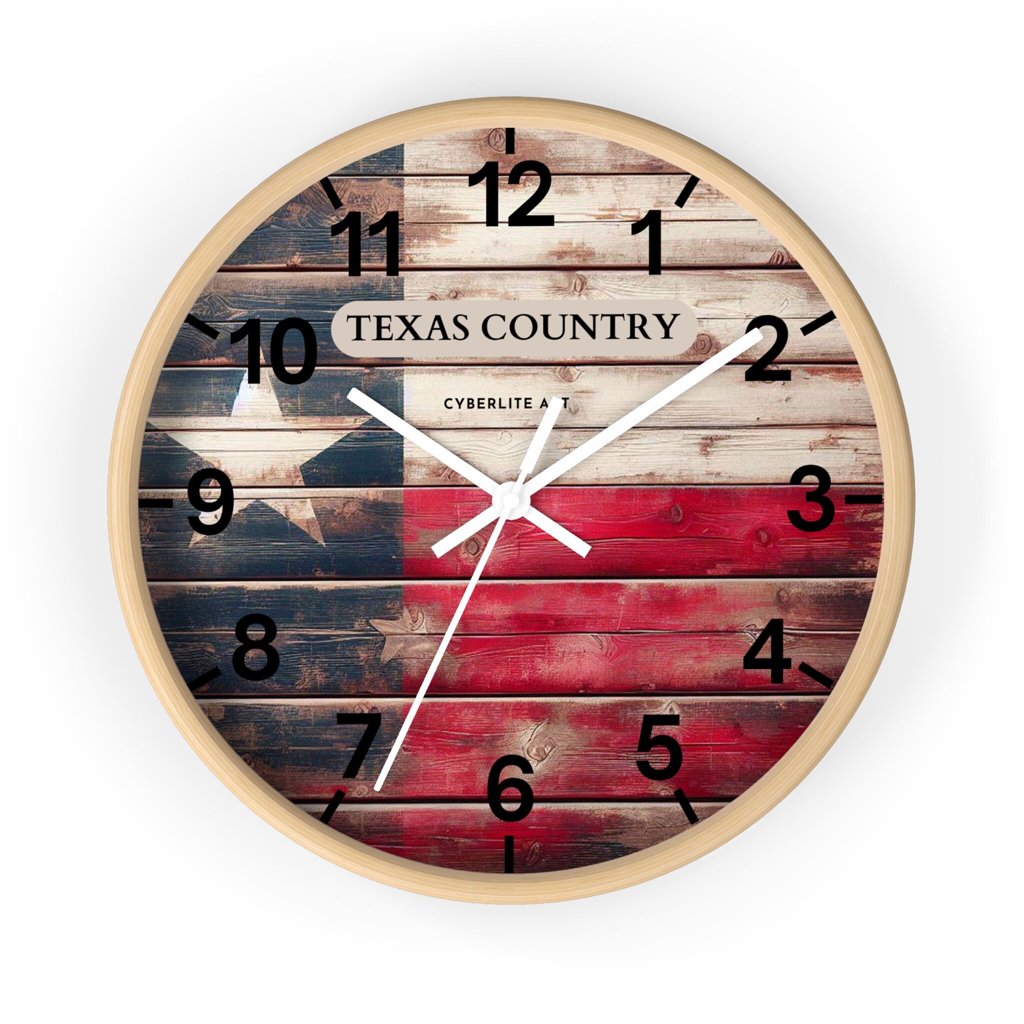 Colorfully Customized Wall Clock Personalize the Hands and Base Colors ...