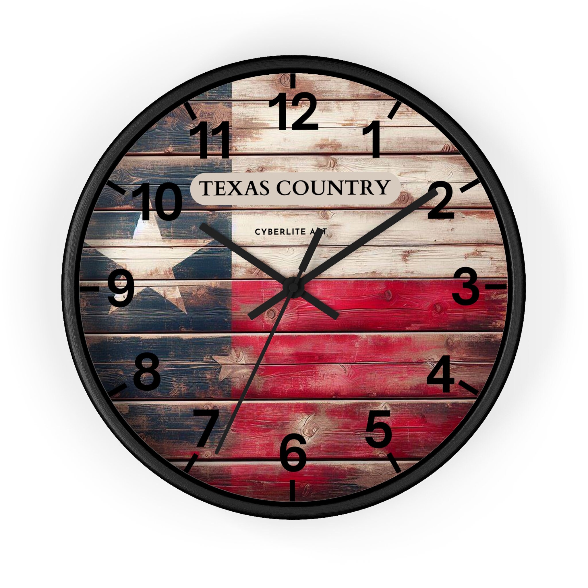 Colorfully Customized Wall Clock Personalize the Hands and Base Colors ...