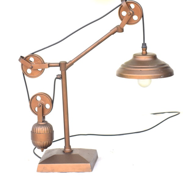Pulley Lamp - Etsy