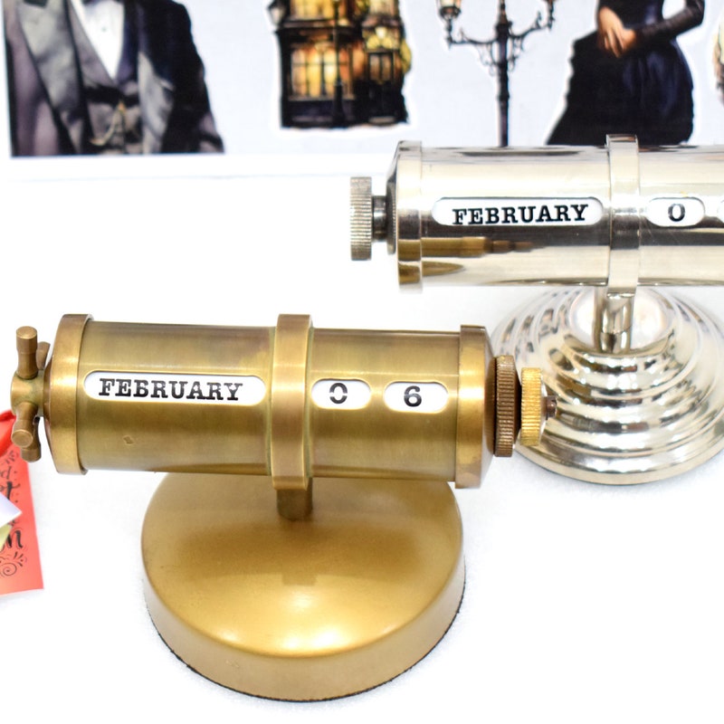 Brass Perpetual Calendar - Etsy
