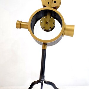 Vintage Mid Century Movie Projector Replica With Round Glass on Brass ...