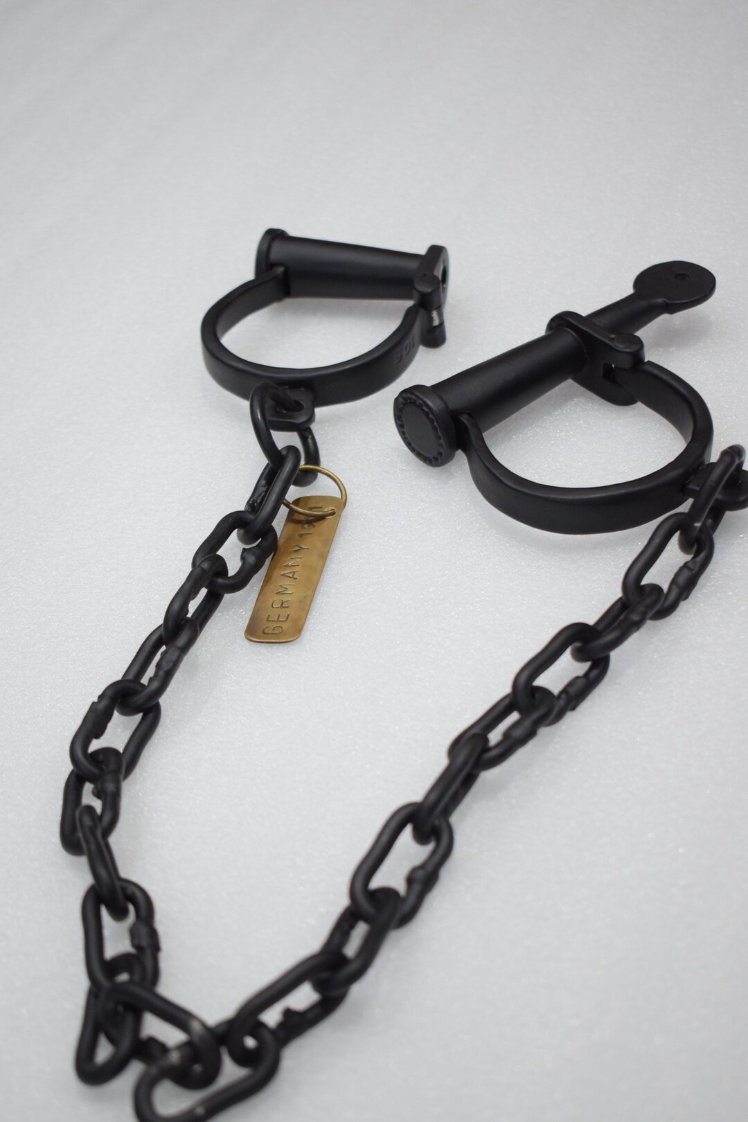 Iron Handcuff Artisan Cuff Handcrafted Personalized Working Cuff ...