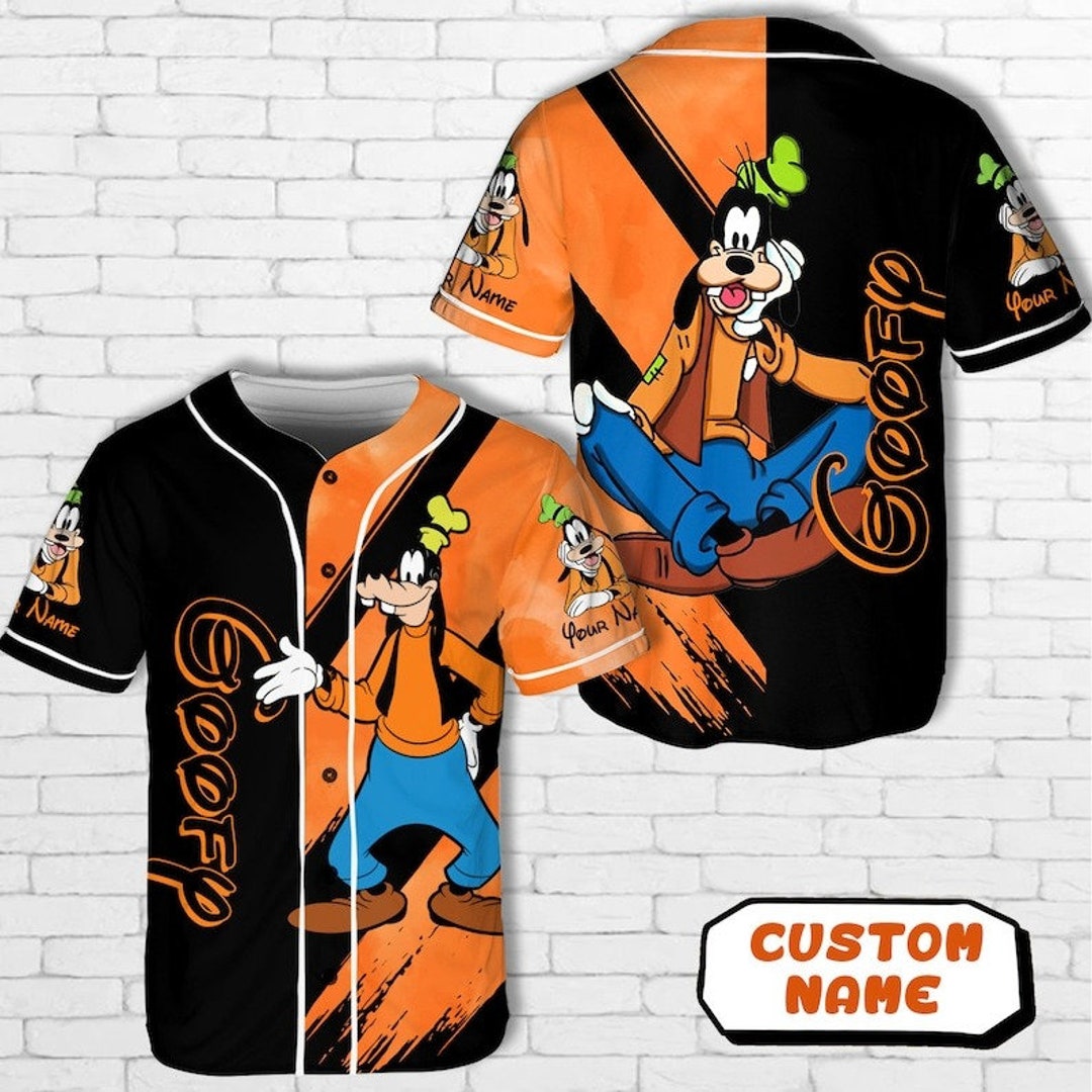 Custom Goofy Christmas Baseball Jersey Goofy Head Family - Etsy