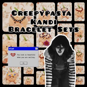 Creepypasta Kandi Bracelet Sets - Etsy