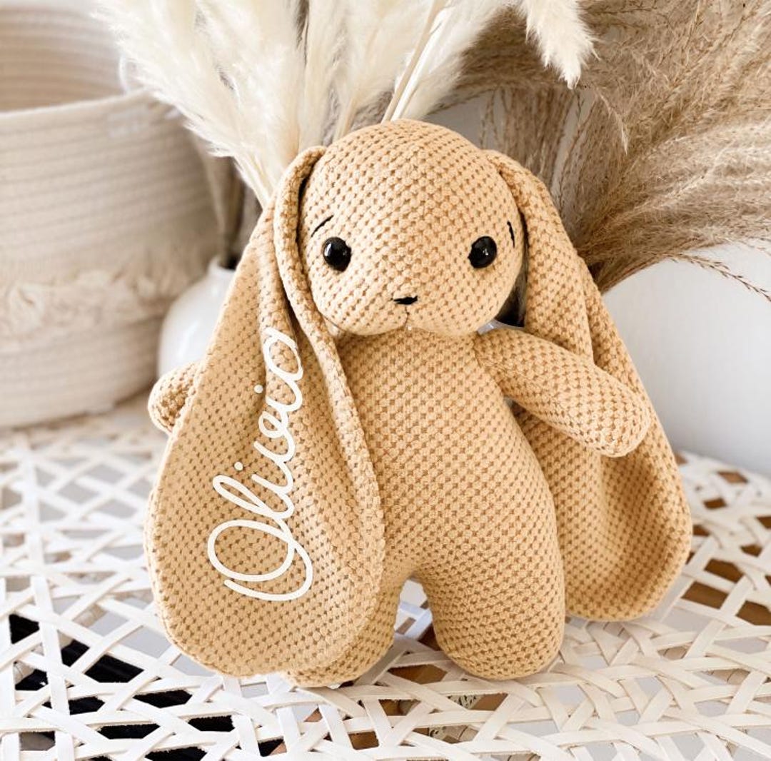 Personalized Bunny Rabbit Plush for Toddlers Little Girls Birthday Gift ...