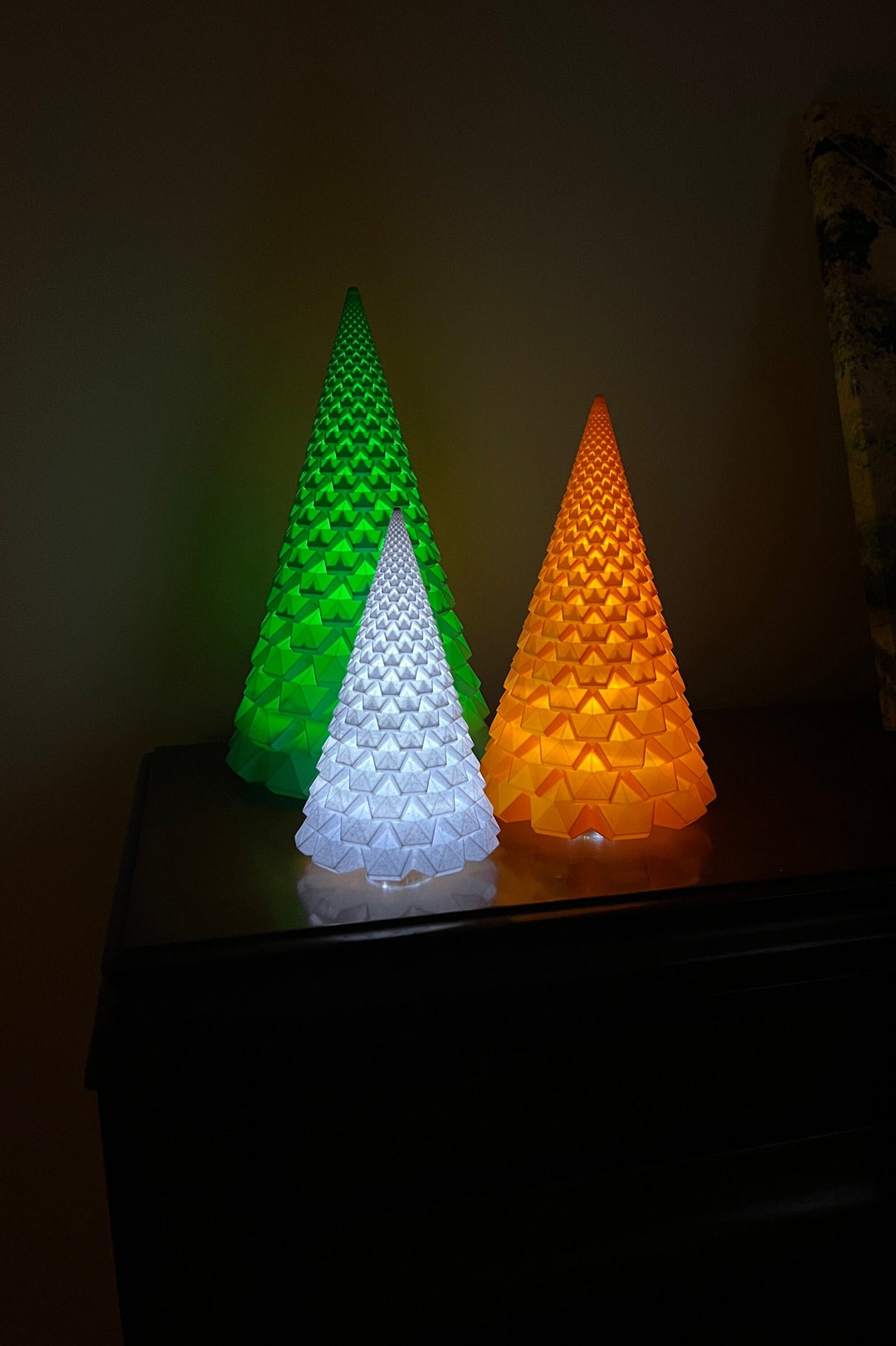 3D Printed Christmas Tree Decoration - Etsy