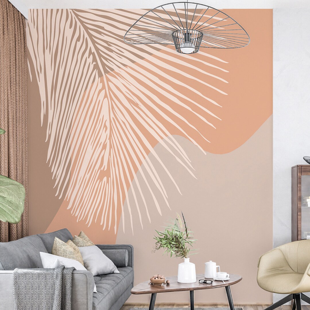 Panoramic Wallpaper Palmier Design - Etsy