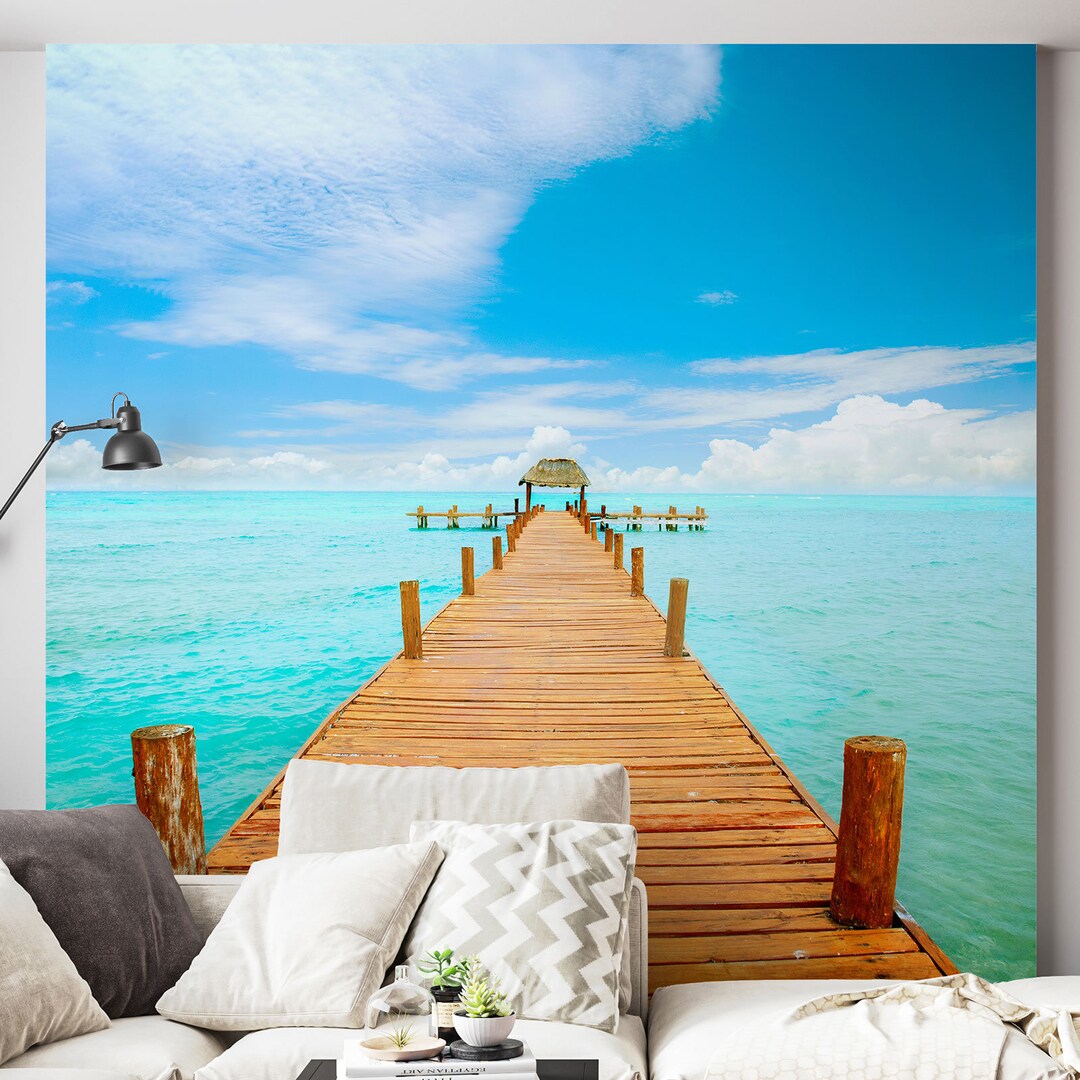 Panoramic Wallpaper Maldives - Etsy