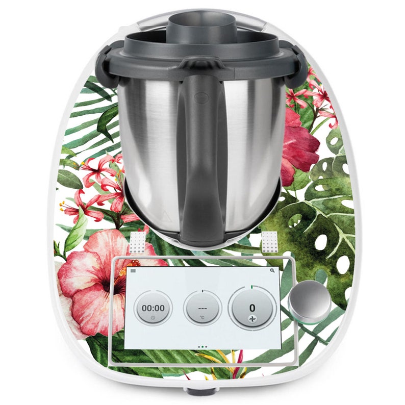 Thermomix TM6 Adhesive Sticker Tropical Flowers - Etsy