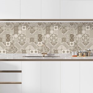 Self-adhesive Kitchen Splashback Wall Sticker Cement Tile Effect - Etsy