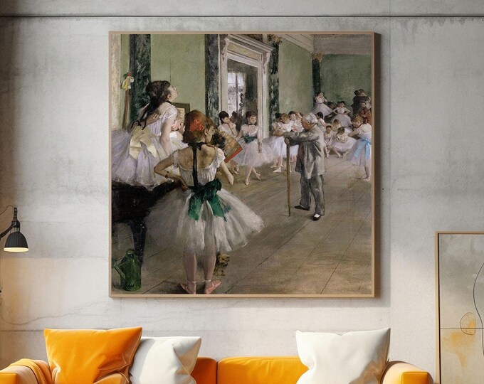 La Classe De Danse by Edgar Degas, Art, Print on Canvas, Interior Wall ...