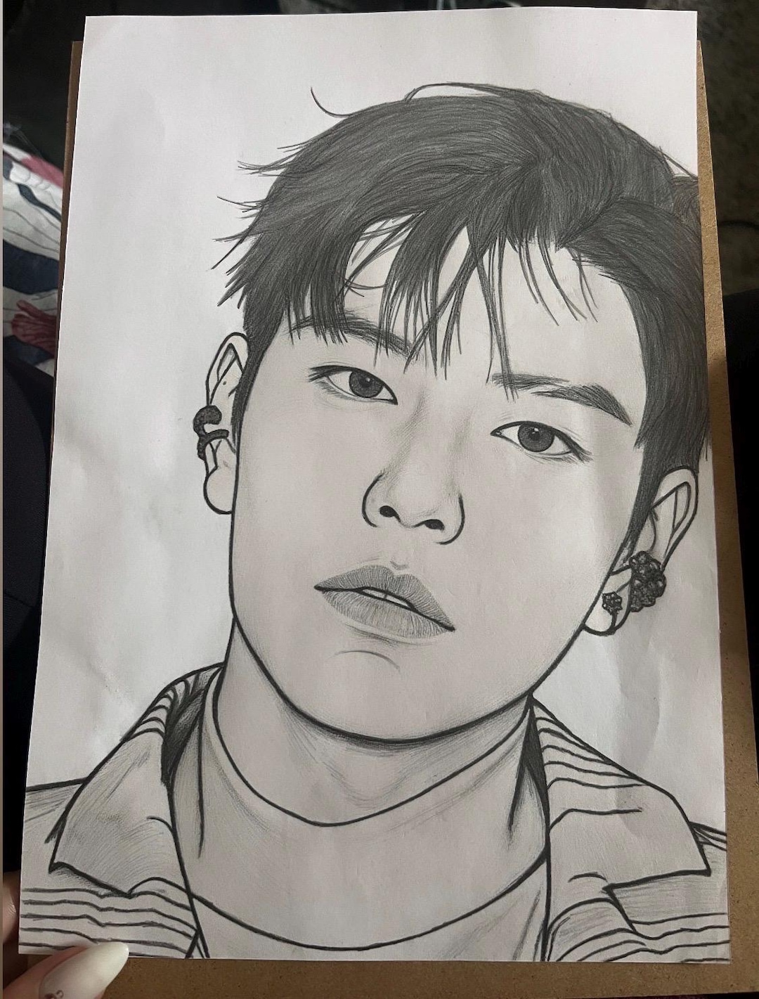 Stray Kids Seungmin Drawing - Etsy