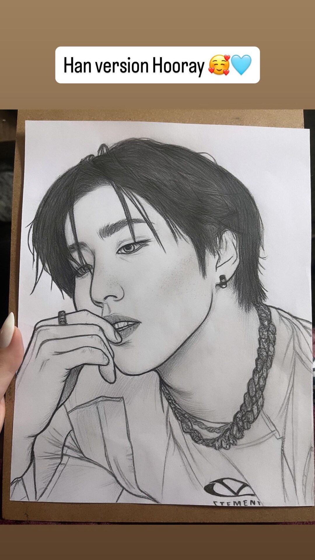 Stray Kids Han Drawing - Etsy