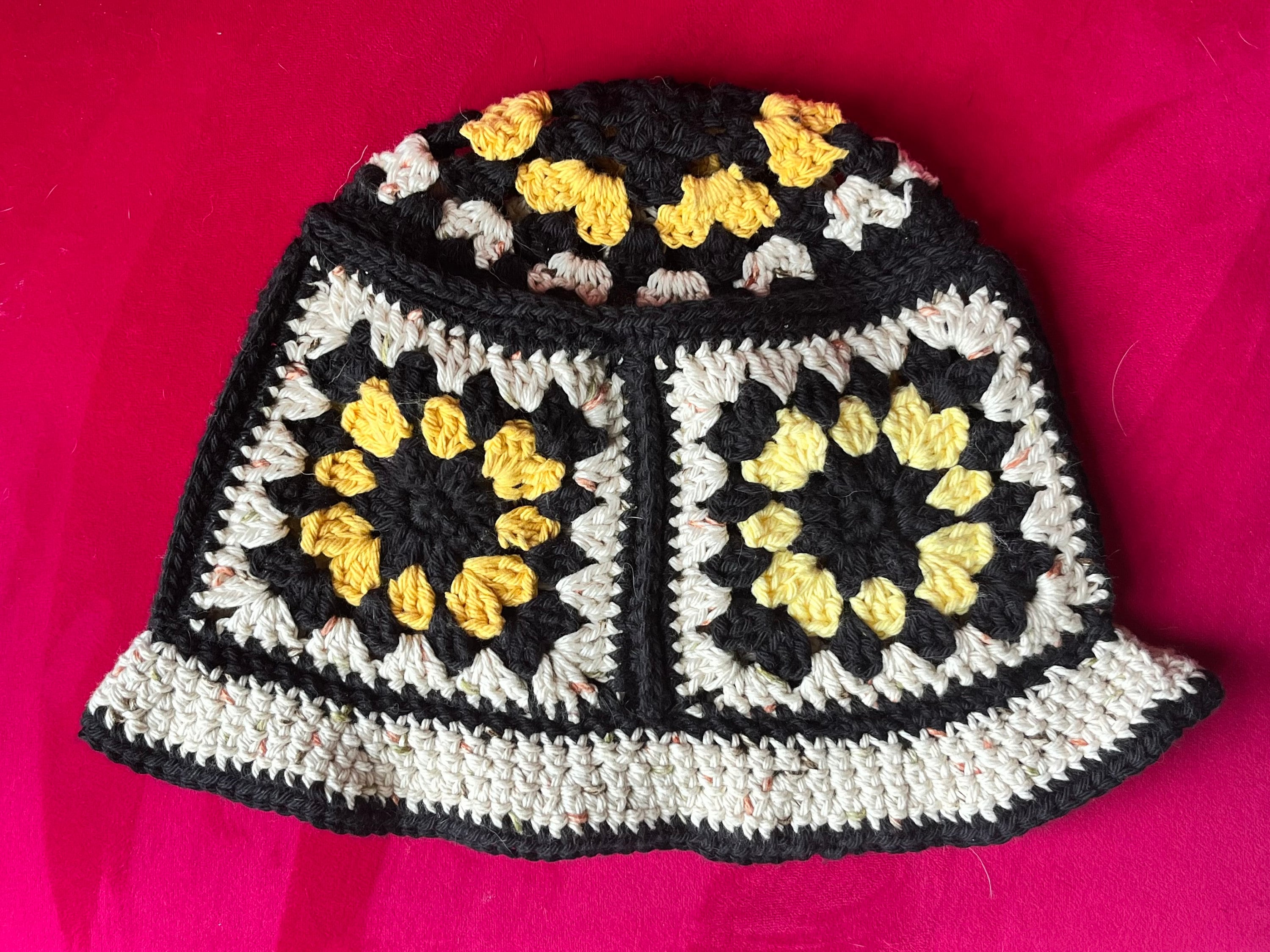Crochet Granny Square Bucket Hat Pattern (PDF) - Etsy