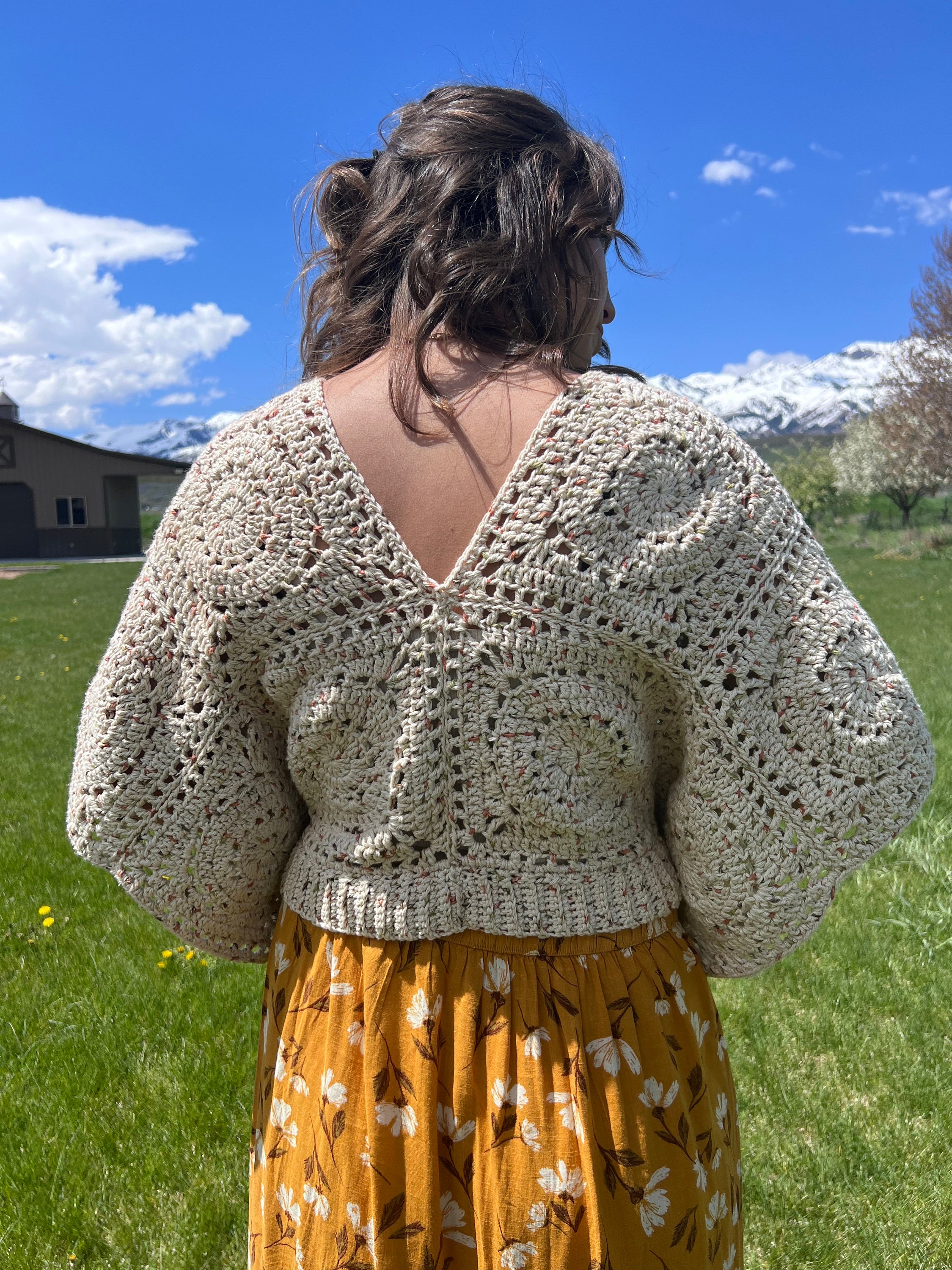 Crochet Boho Top Pattern Festival Top Pattern Crochet Granny Square Top ...