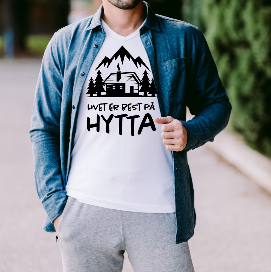 Livet Er Best På Hytta SVG, Scandinavian Svg, Printable, Nordic, Norge ...
