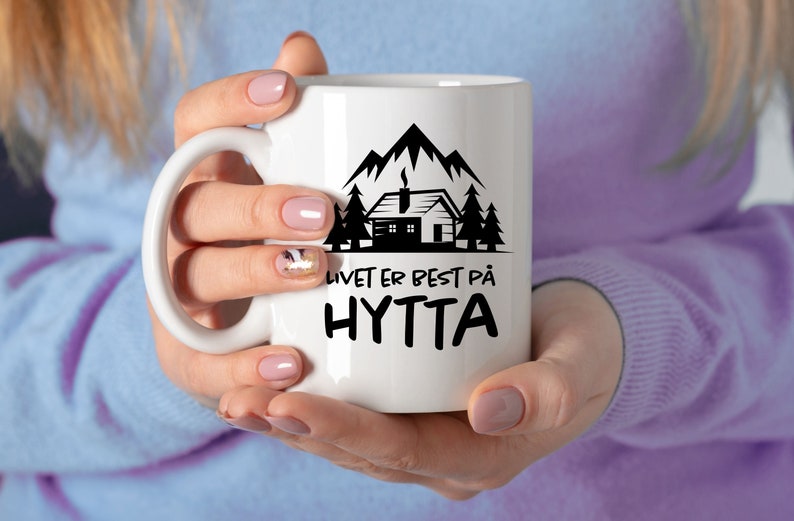Livet Er Best På Hytta SVG, Scandinavian Svg, Printable, Nordic, Norge ...