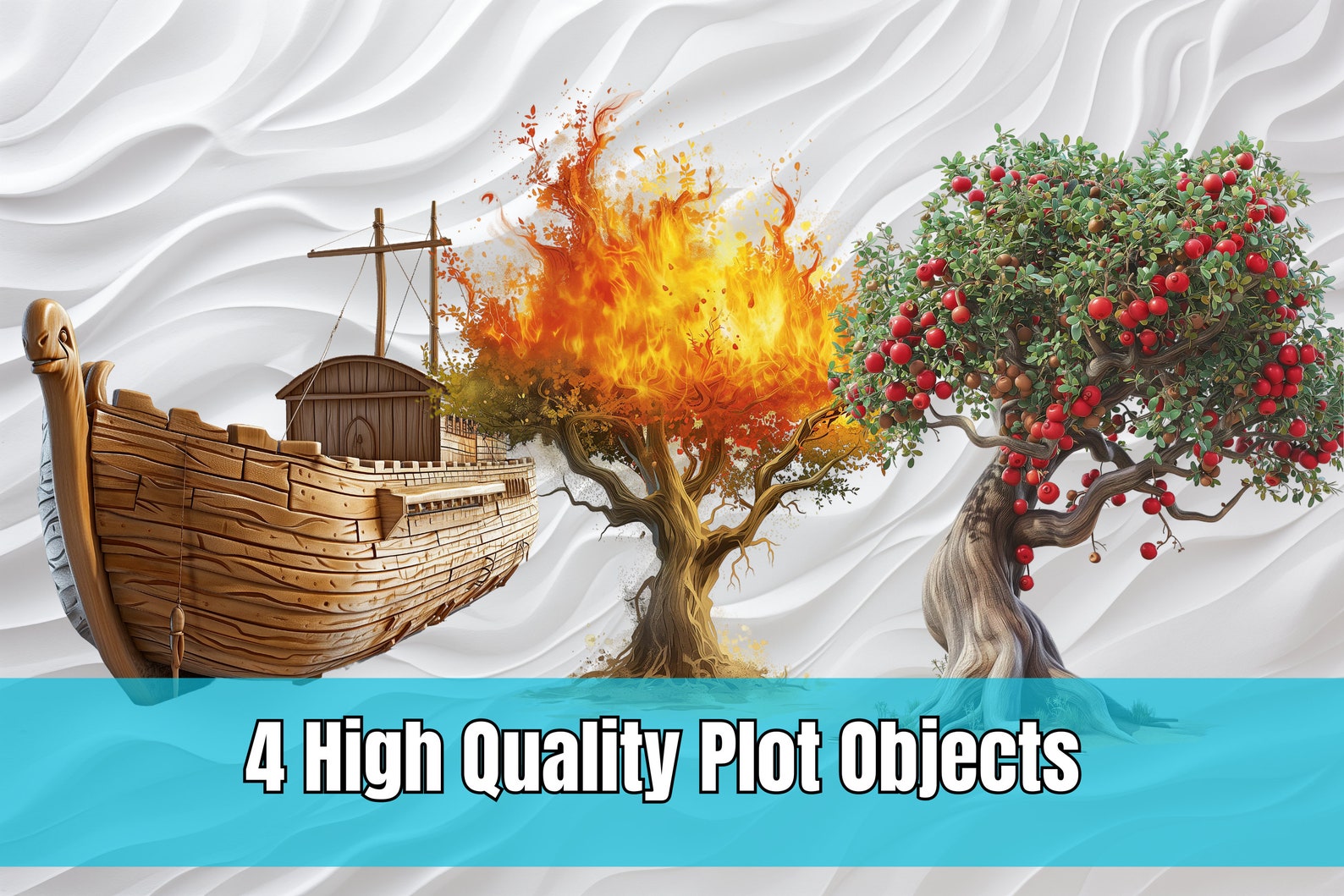 Old Testament Clipart Bundle, Cartoon Images, Bible Stories, Instant ...