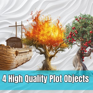 Old Testament Clipart Bundle Part 1, Cartoon Images, Bible Stories ...