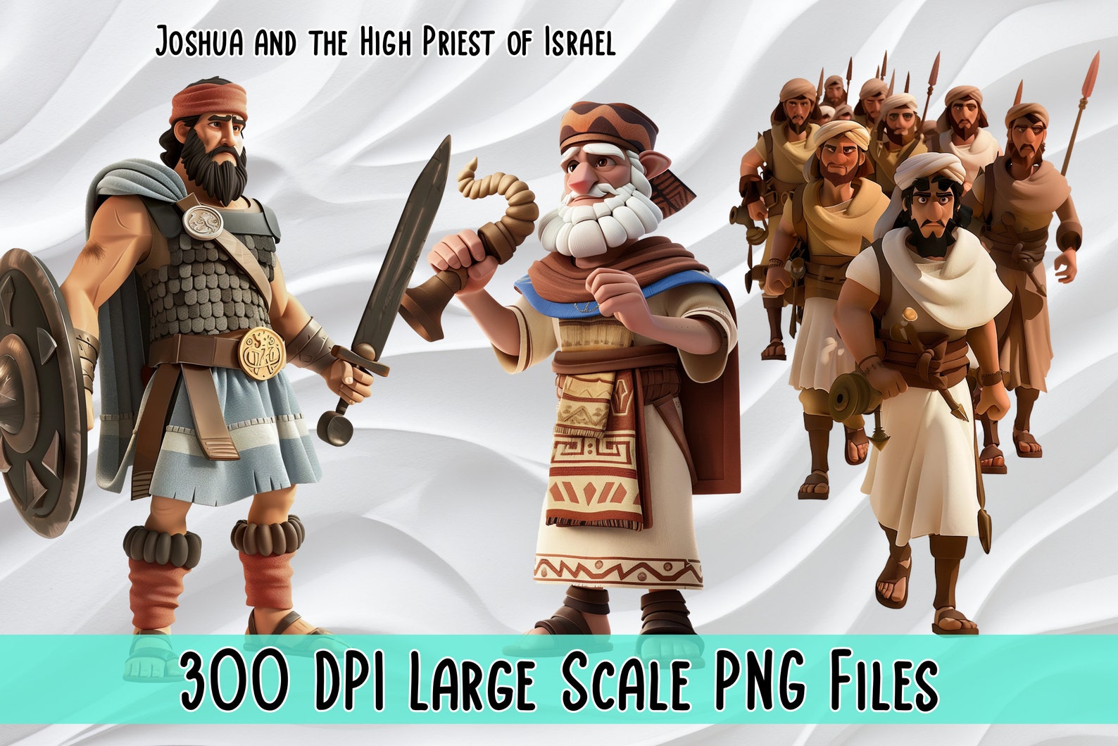 Joshua and Jericho Clipart Bundle, Bible Stories, Instant Download ...