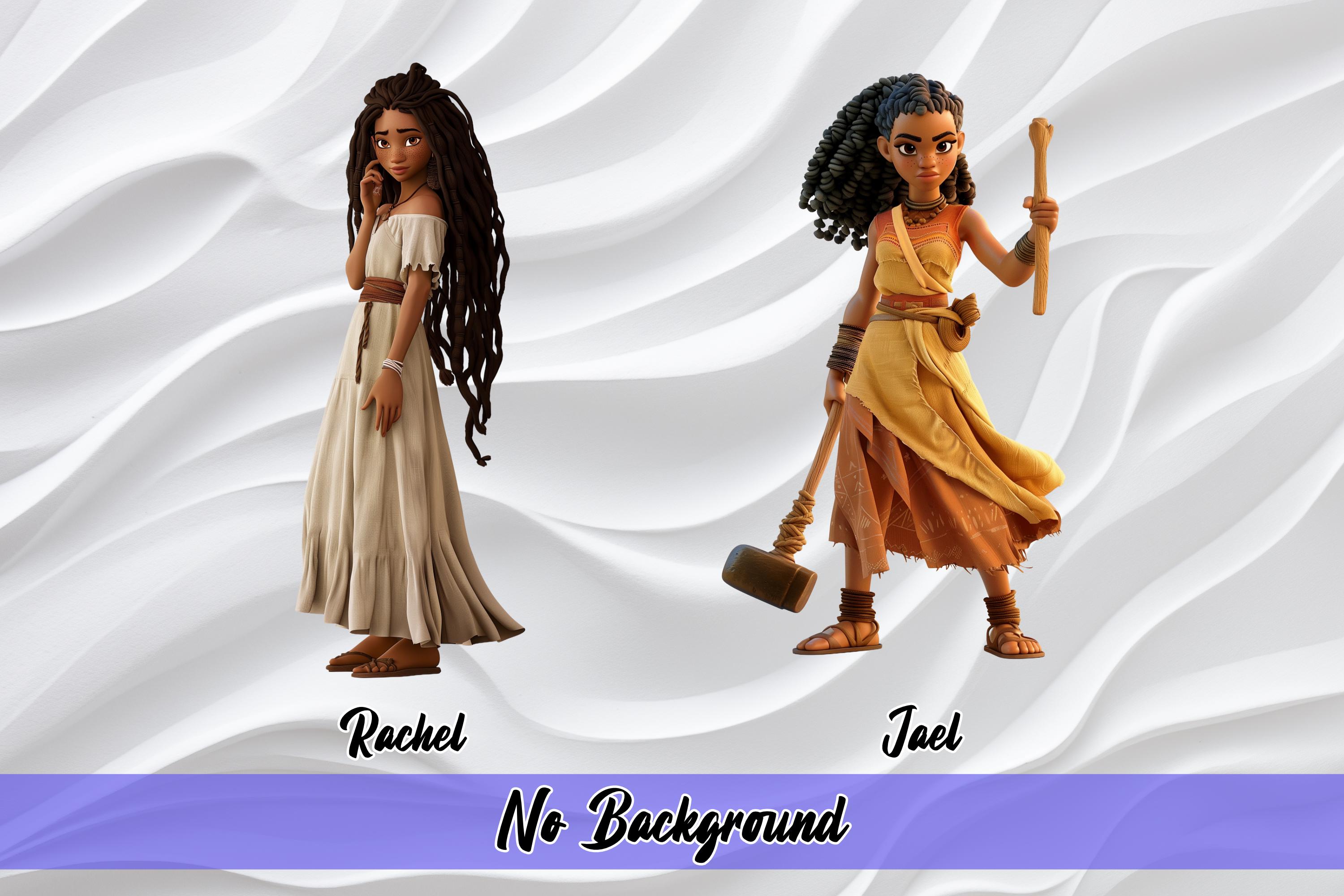 Women of the Bible Clipart Bundle - African Version - Part 2, Cartoon ...