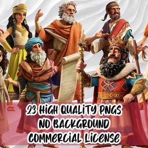 Old Testament Clipart Bundle Part 2, Cartoon Images, Bible Stories ...