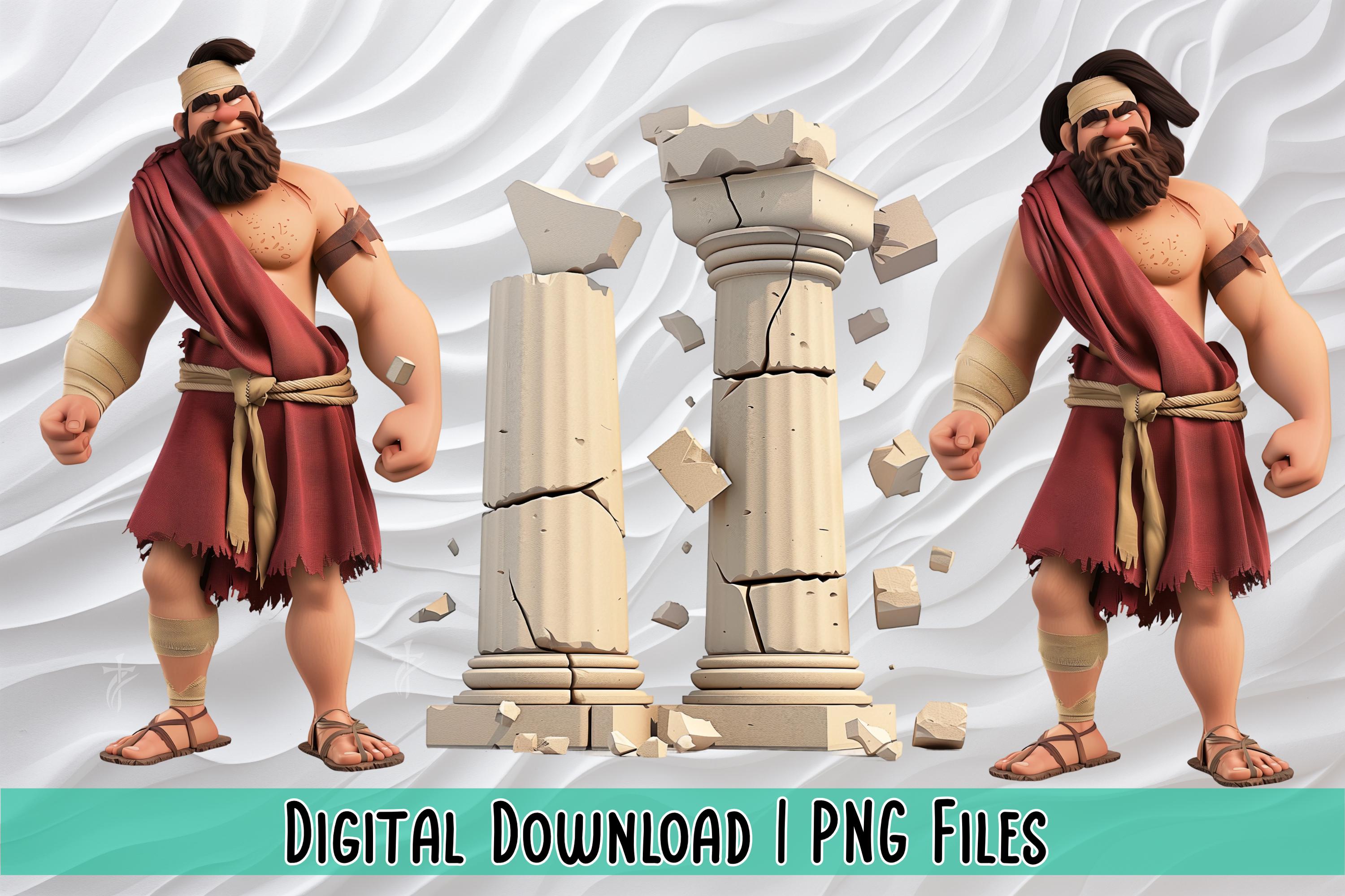 Story of Samson Clipart Bundle | Digital Download | Biblical ...