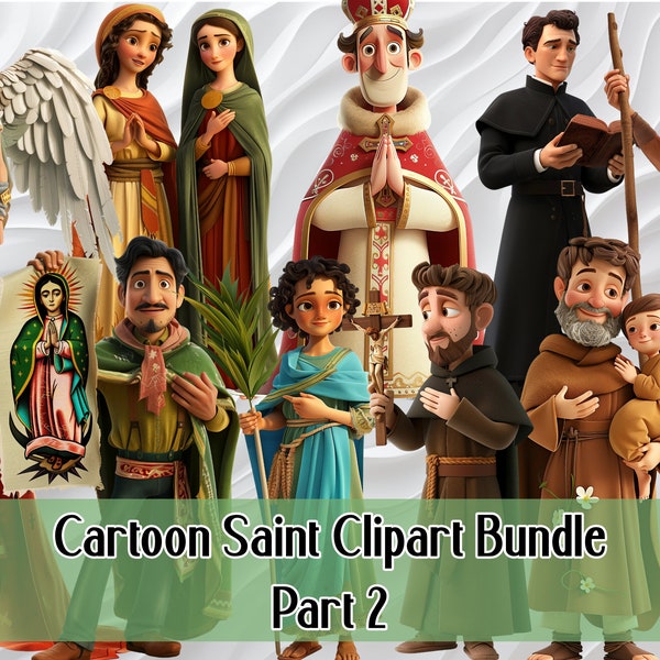 Catholic Saints Clipart - Etsy