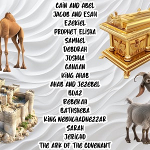 Old Testament Clipart Bundle Part 2, Cartoon Images, Bible Stories ...
