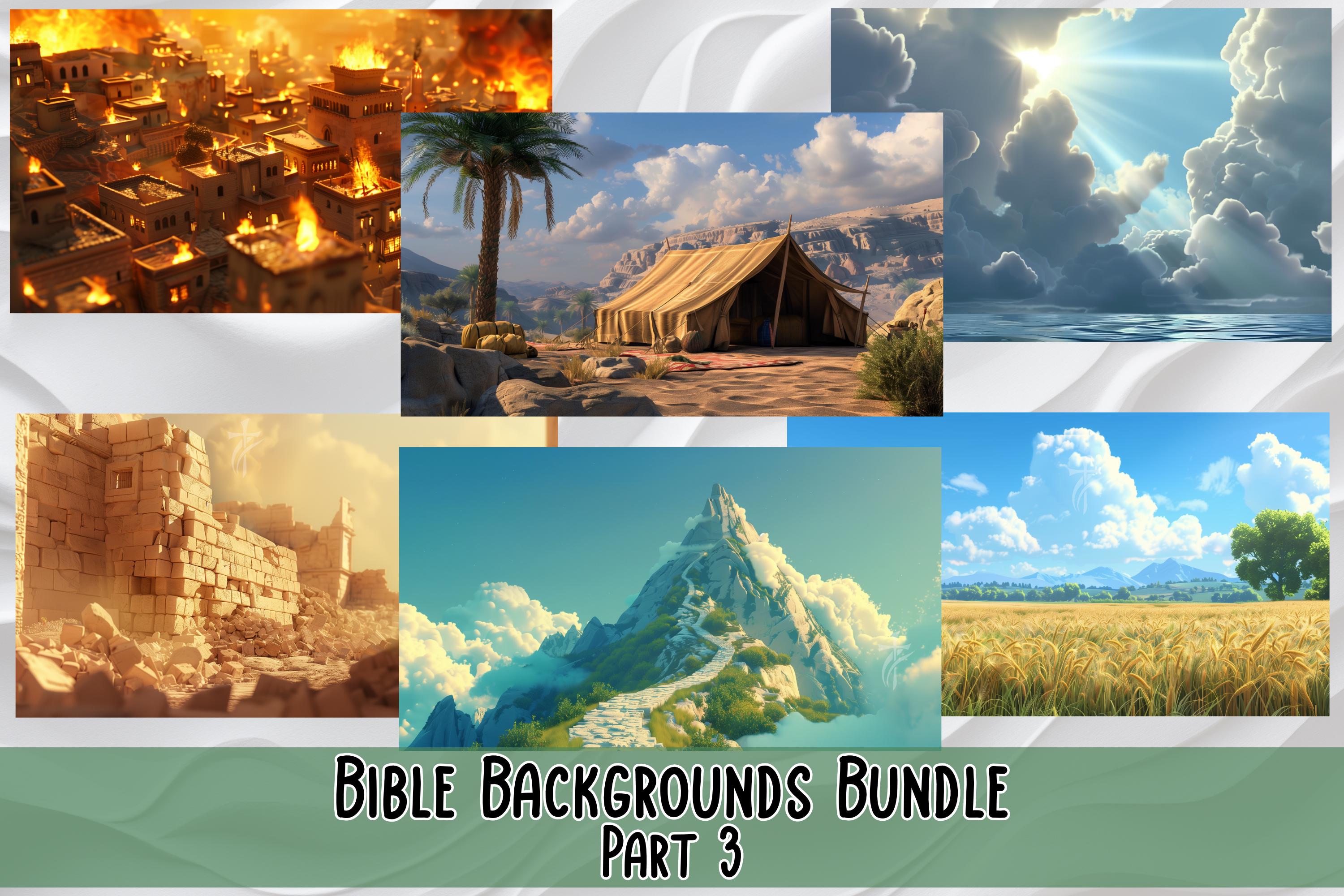 Bible Backgrounds PNG Bundle Part 3 | Digital Download | Inspirational ...