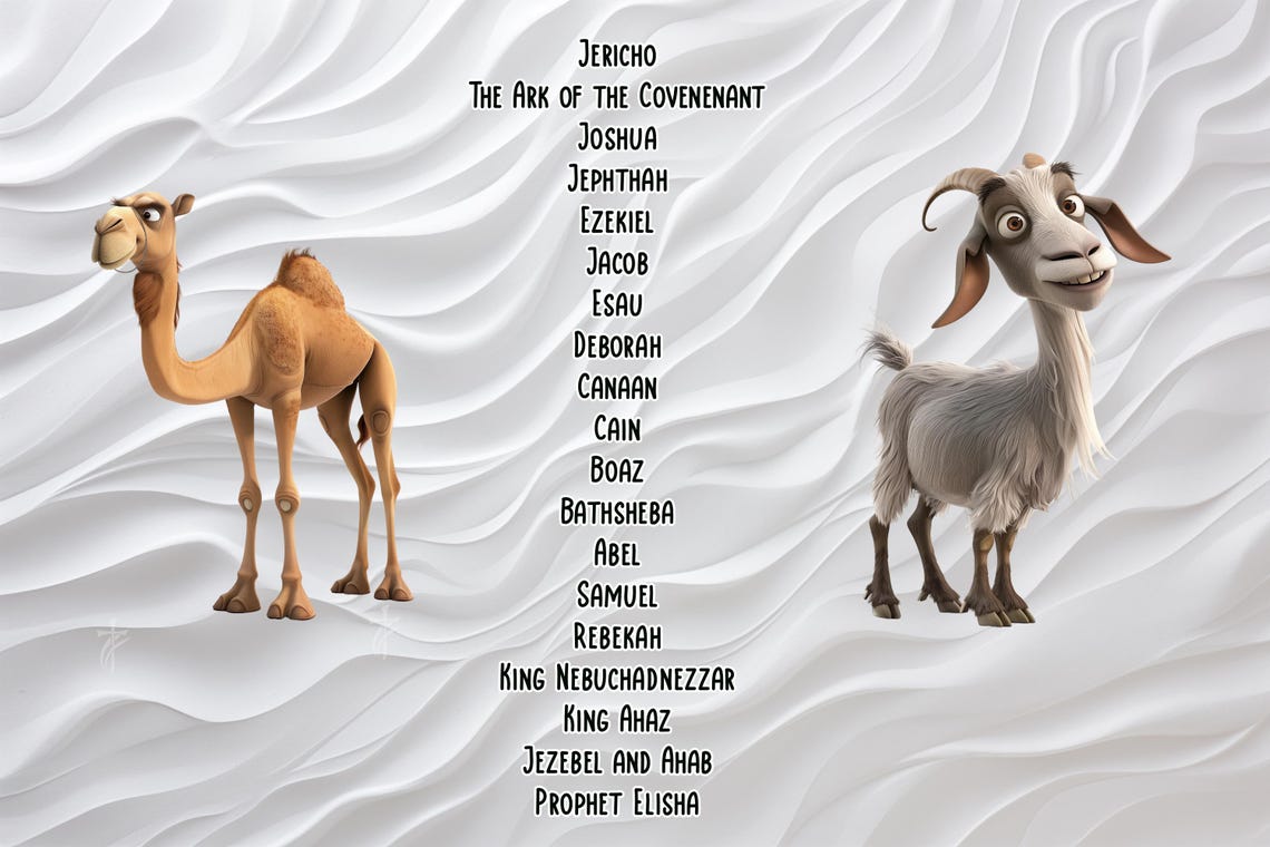 Old Testament Clipart Bundle Part 2 - African Version, Cartoon Images ...