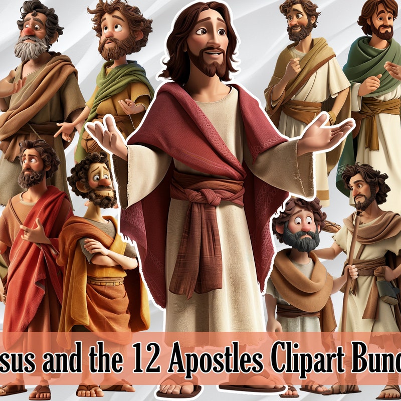 Apostle Clip Art - Etsy