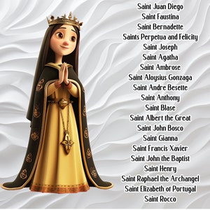 Cartoon Saint Clipart Bundle Part 2, Instant Download, PNG - Etsy
