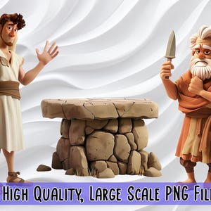 Abraham and Isaac Clipart Bundle | Digital Download | Biblical ...