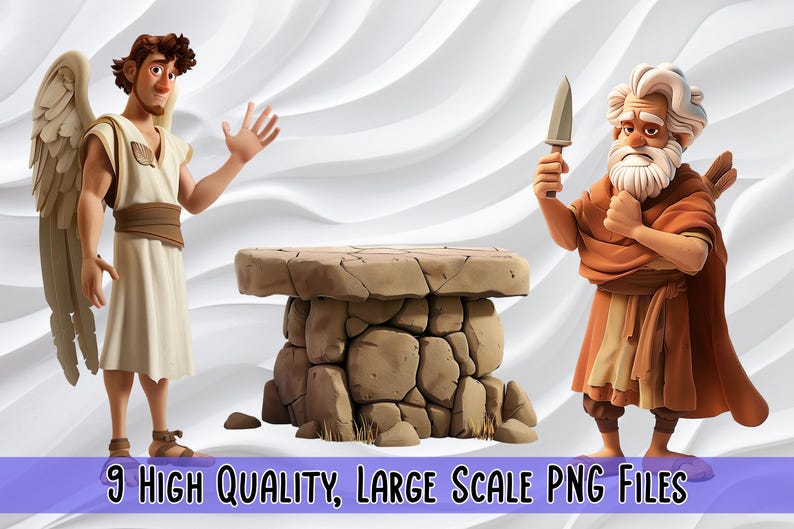 Abraham and Isaac Clipart Bundle | Digital Download | Biblical ...