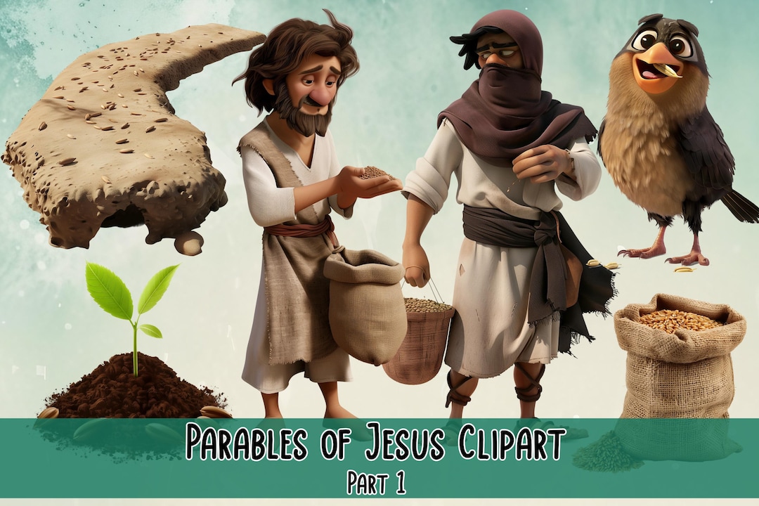 Parables of Jesus Clipart Bundle - Part 1 | Digital Download | Biblical Illustrations for Crafts ...