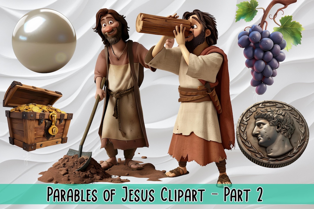 Parables of Jesus Clipart Bundle - Part 2 | Digital Download | Biblical Illustrations for Crafts ...