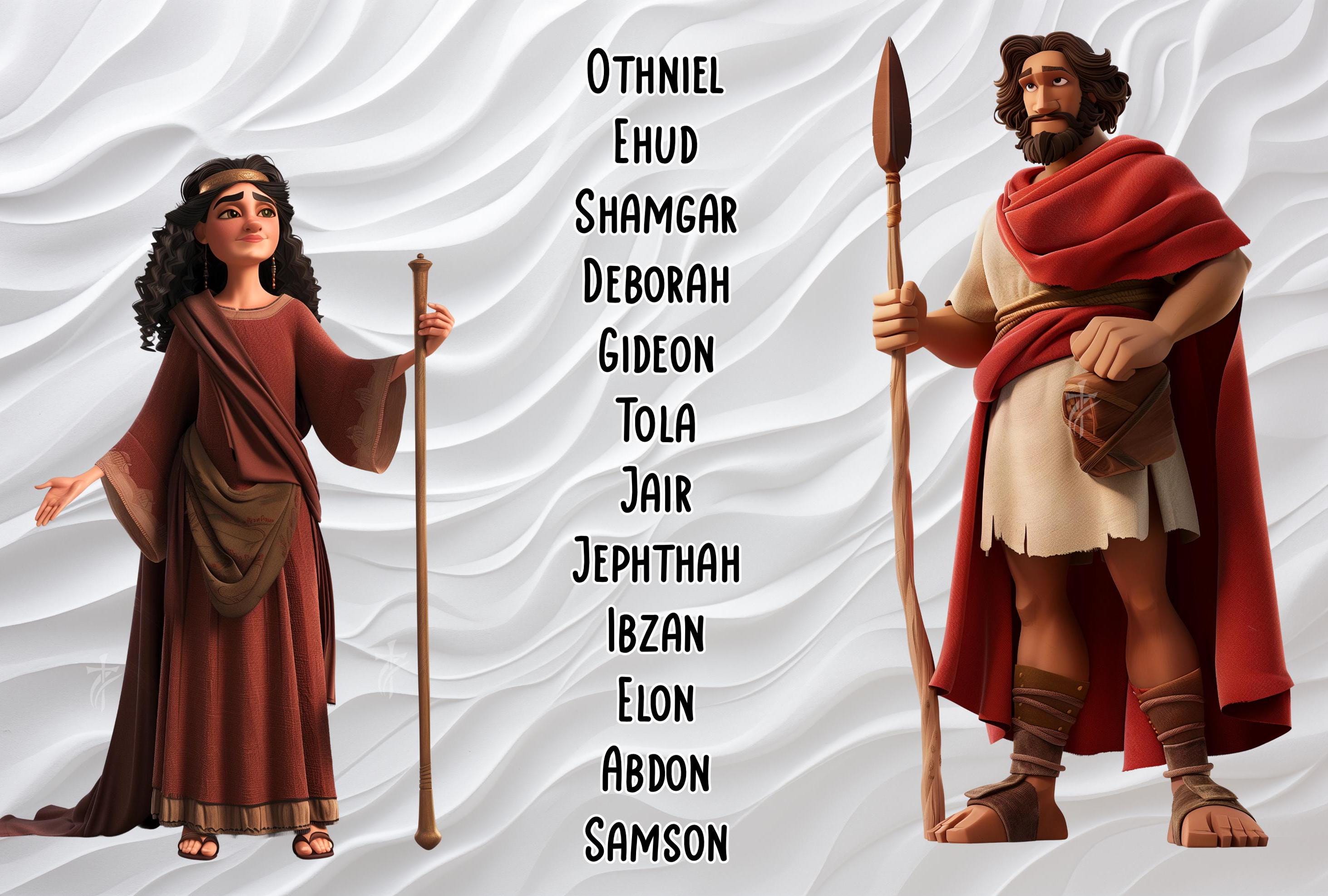 12 Judges of Israel Clipart Bundle | Digital Download | Biblical ...