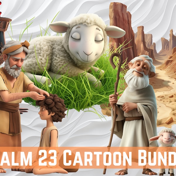 Psalms 23 Clip Art - Etsy