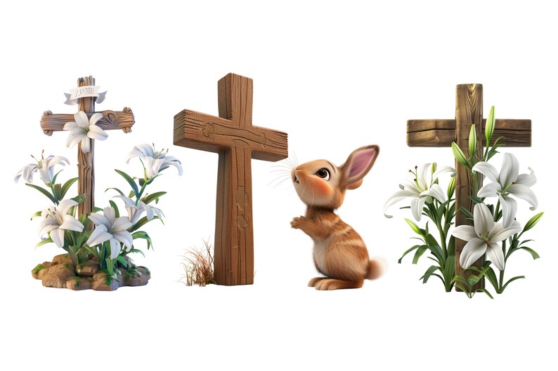 Easter Story PNG Bundle, Jesus Resurrection Clipart, Digital Download ...