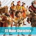 Old Testament Clipart Bundle Part 1, Cartoon Images, Bible Stories ...