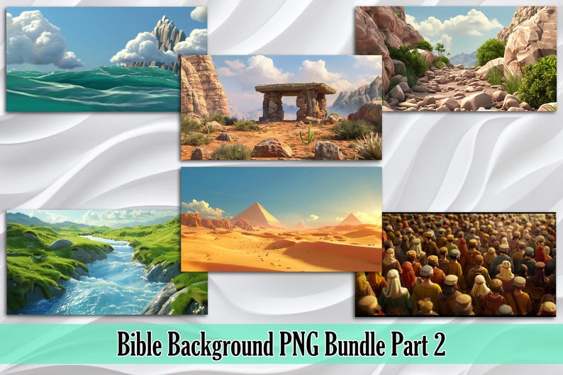 Bible Backgrounds PNG Bundle Part 2 | Digital Download | Inspirational ...