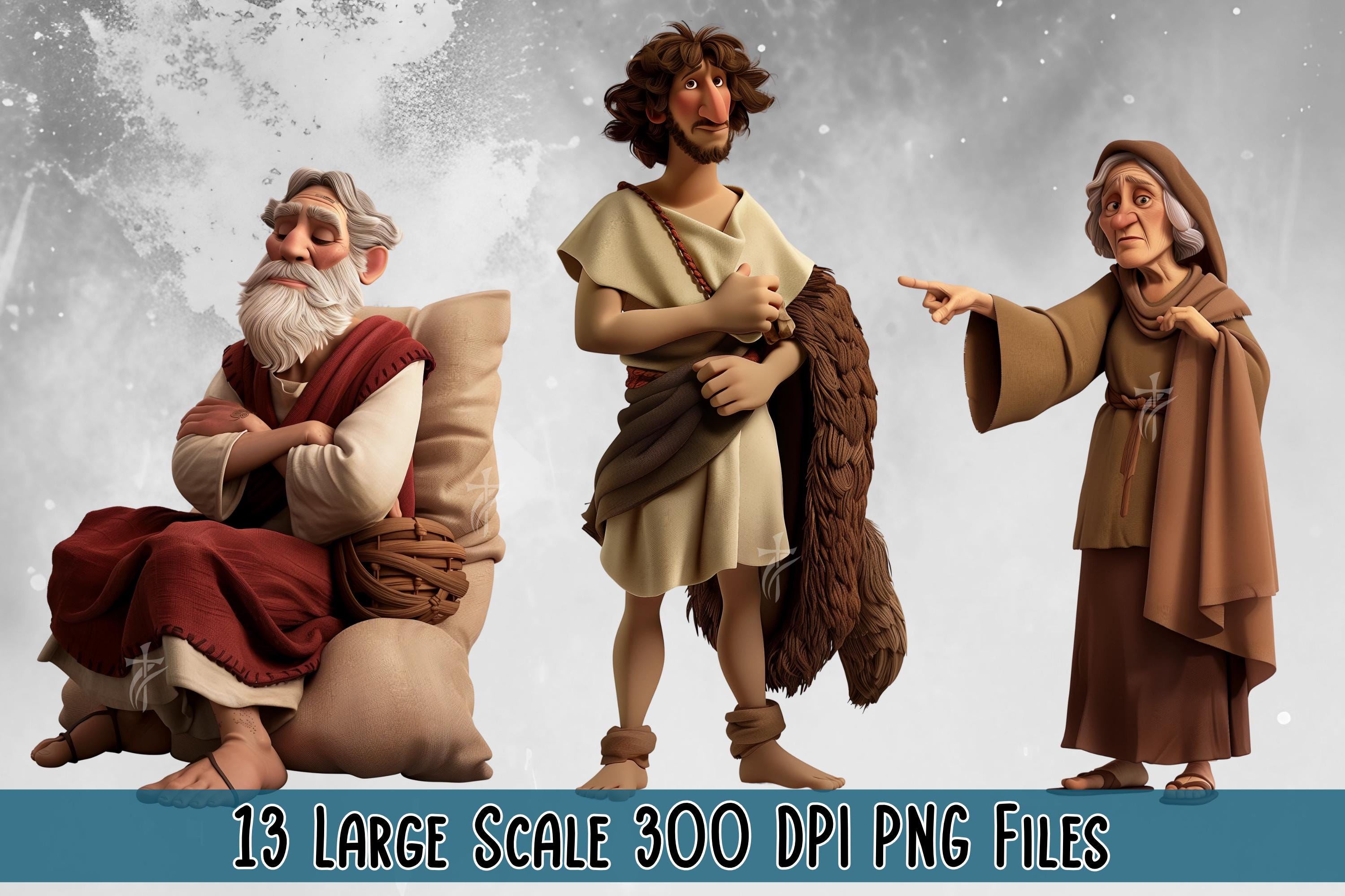 Jacob and Esau Clipart Bundle | Digital Download | Biblical ...