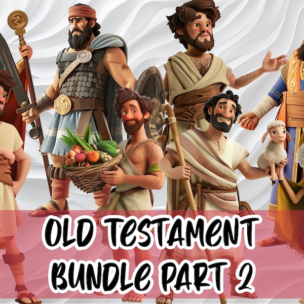 Biblical Characters Clipart, Bible Stories, Biblical People Clip Art ...