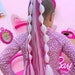 Reusable, Tie-in, Barbie Hair Extensions With a Splash of Tinsel. Your ...