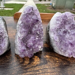 You Choose! Natural Amethyst Geode Cut Base Freeform Crystal Cluster - Etsy